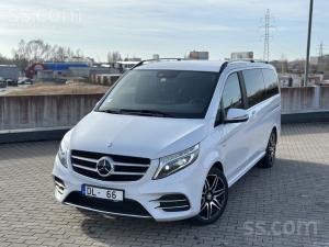 White Mercedes-Benz V 250 2017 in Riga, with an engine capacity of 2.20 L and mileage of 225 thousand km for 39000 €, photo 2 on AUTOMOTO.COM.LV