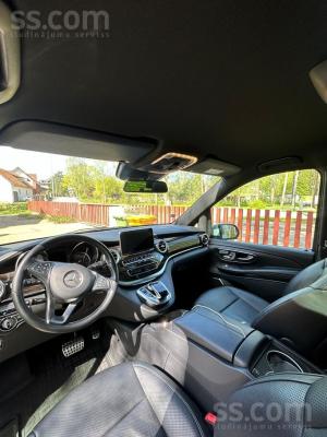 White Mercedes-Benz V 250 2017 in Riga, with an engine capacity of 2.20 L and mileage of 225 thousand km for 39000 €, photo 15 on AUTOMOTO.COM.LV