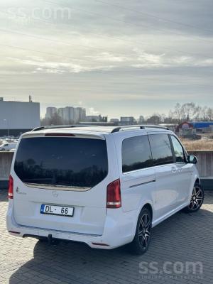 White Mercedes-Benz V 250 2017 in Riga, with an engine capacity of 2.20 L and mileage of 225 thousand km for 39000 €, photo 16 on AUTOMOTO.COM.LV