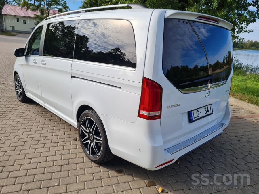 Balts Mercedes-Benz V 250 2018 Alūksne, ar dzinēja tilpumu 2.20 L un nobraukumu 0 tūkst. km par 46000 €, foto 3 vietnē AUTOMOTO.COM.LV