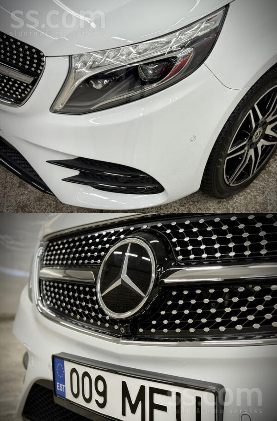 Balts Mercedes-Benz V 250 2018 Tallina, ar dzinēja tilpumu 2.10 L un nobraukumu 107 tūkst. km par 47900 €, foto 30 vietnē AUTOMOTO.COM.LV