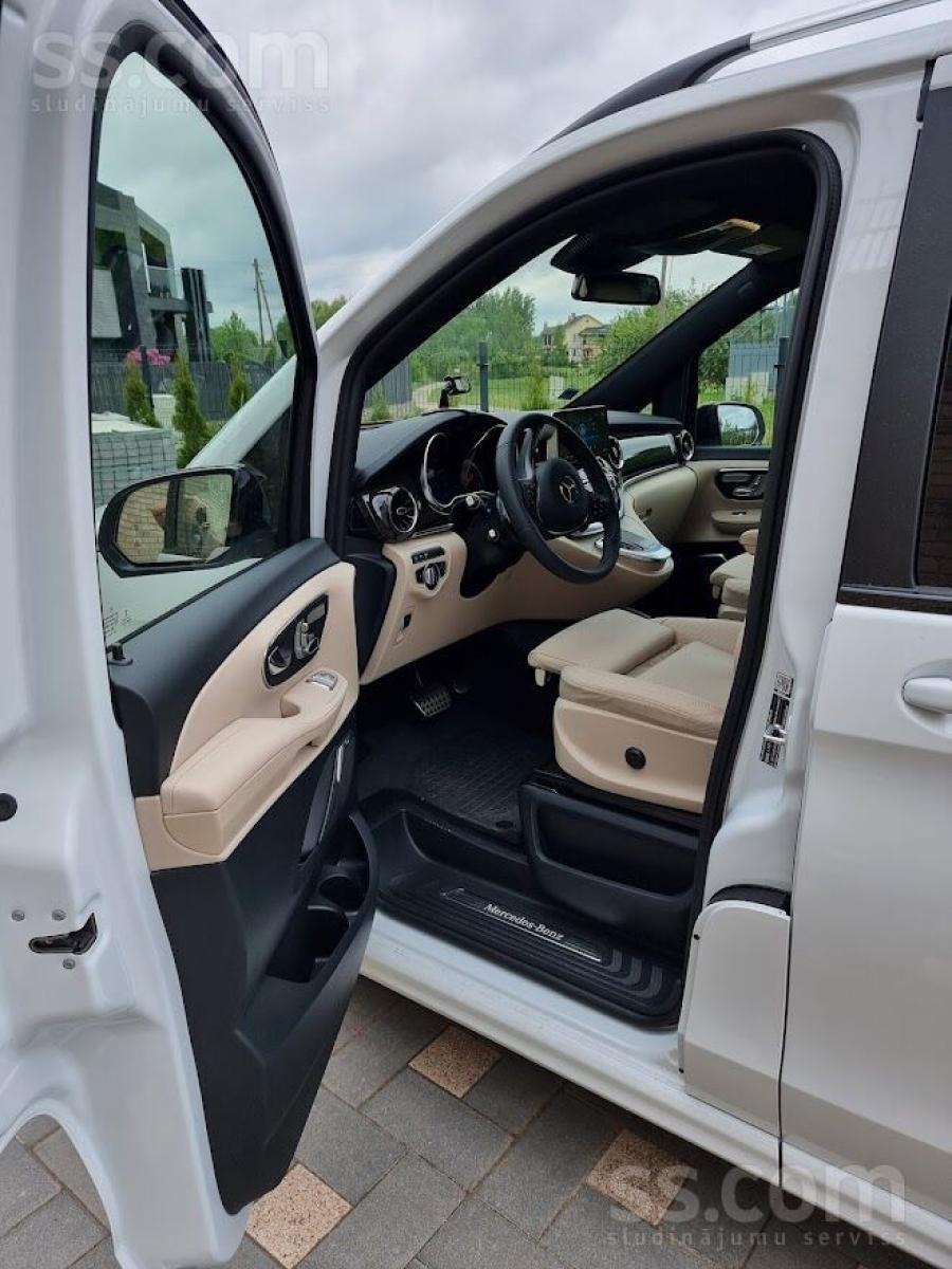 Balts Mercedes-Benz V 250 2022 Rīga, ar dzinēja tilpumu 2.20 L un nobraukumu 69 tūkst. km par 53719 €, foto 6 vietnē AUTOMOTO.COM.LV