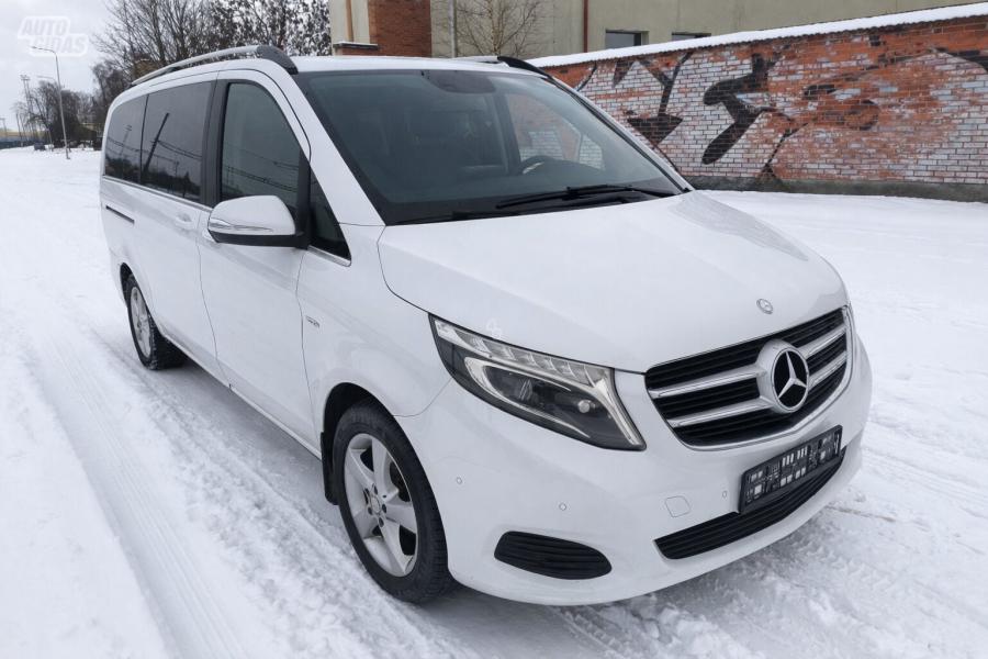 White Mercedes-Benz V 250 2014 in Siauliai, with an engine capacity of 2.10 L and mileage of 374 thousand km for 18300 €, photo 1 on AUTOMOTO.COM.LV