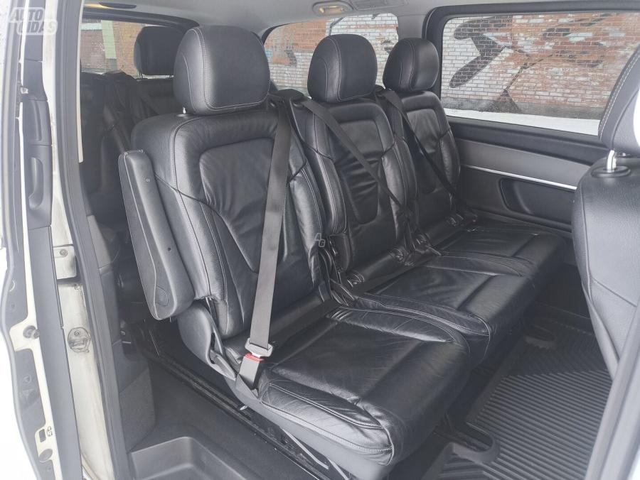 White Mercedes-Benz V 250 2014 in Siauliai, with an engine capacity of 2.10 L and mileage of 374 thousand km for 18300 €, photo 11 on AUTOMOTO.COM.LV