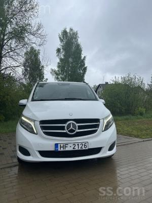 Balts Mercedes-Benz V 250 2016 Rīga, ar dzinēja tilpumu 2.00 L un nobraukumu 208 tūkst. km par 28000 €, foto 3 vietnē AUTOMOTO.COM.LV