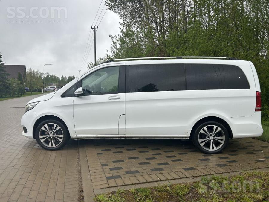 Balts Mercedes-Benz V 250 2016 Rīga, ar dzinēja tilpumu 2.00 L un nobraukumu 208 tūkst. km par 28000 €, foto 4 vietnē AUTOMOTO.COM.LV