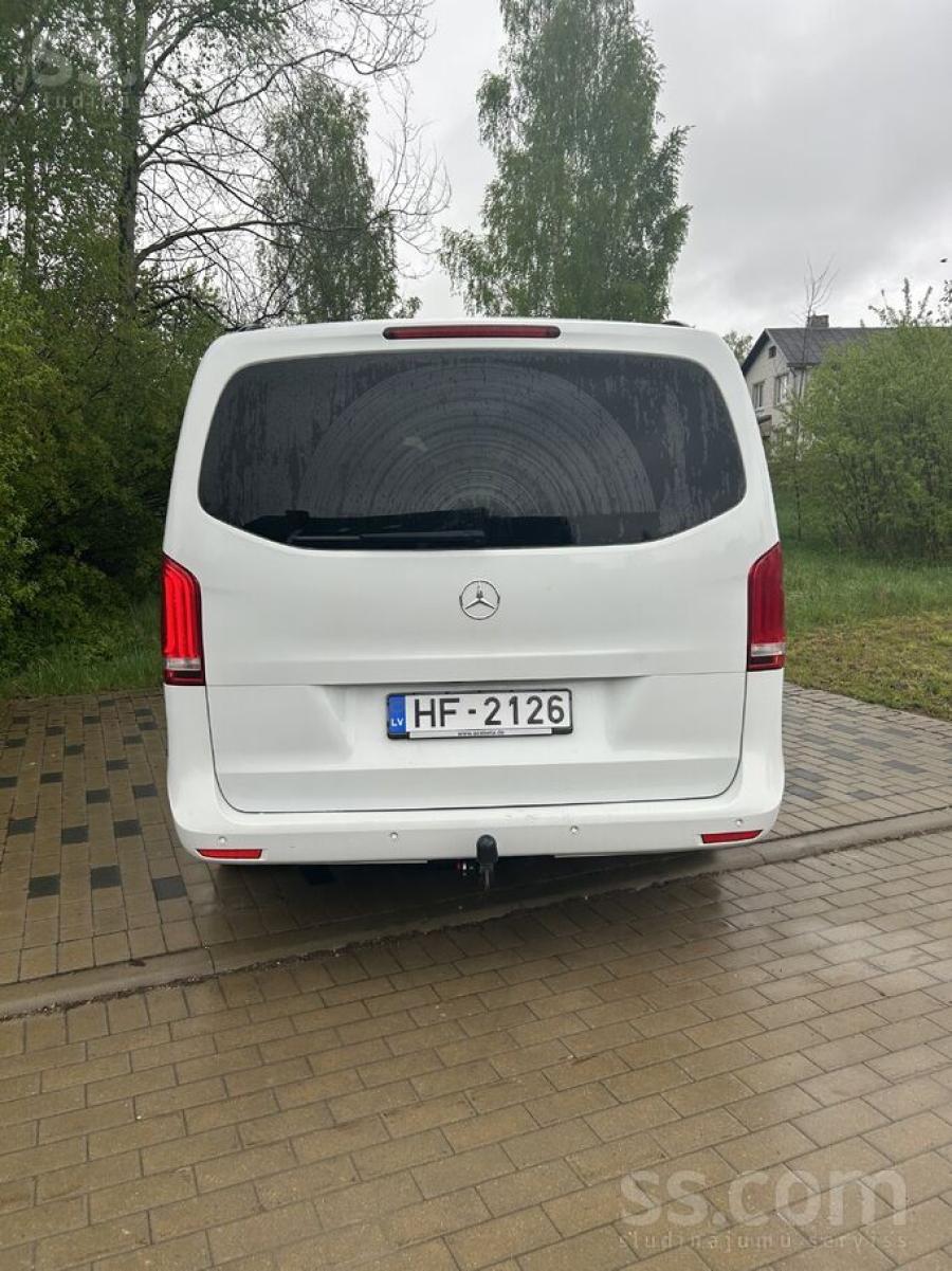 Balts Mercedes-Benz V 250 2016 Rīga, ar dzinēja tilpumu 2.00 L un nobraukumu 208 tūkst. km par 28000 €, foto 5 vietnē AUTOMOTO.COM.LV