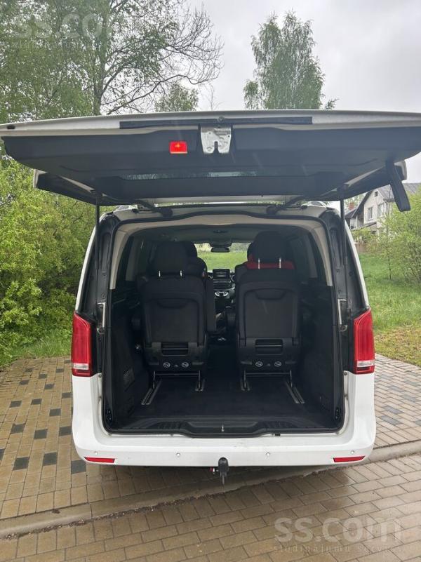 Balts Mercedes-Benz V 250 2016 Rīga, ar dzinēja tilpumu 2.00 L un nobraukumu 208 tūkst. km par 28000 €, foto 6 vietnē AUTOMOTO.COM.LV