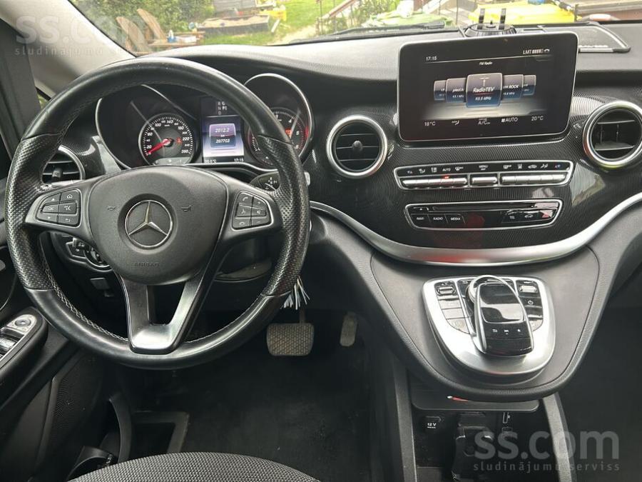 Balts Mercedes-Benz V 250 2016 Rīga, ar dzinēja tilpumu 2.00 L un nobraukumu 208 tūkst. km par 28000 €, foto 8 vietnē AUTOMOTO.COM.LV