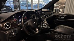 White Mercedes-Benz V 250 2016 in Riga, with an engine capacity of 2.20 L and mileage of 268 thousand km for 29990 €, photo 9 on AUTOMOTO.COM.LV