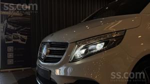White Mercedes-Benz V 250 2016 in Riga, with an engine capacity of 2.20 L and mileage of 268 thousand km for 29990 €, photo 26 on AUTOMOTO.COM.LV