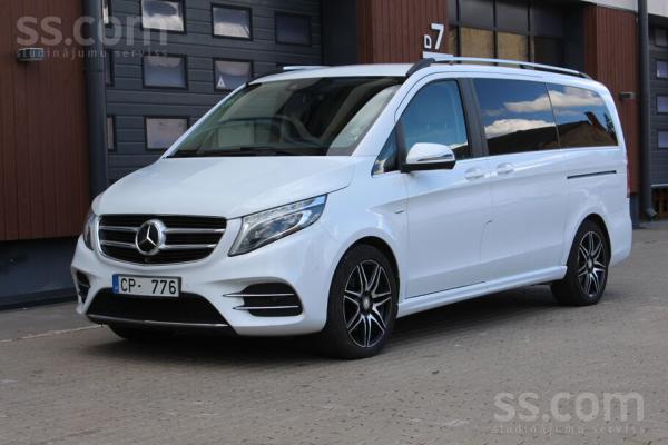 Balts Mercedes-Benz V 250 2017 Rīga, ar dzinēja tilpumu 2.20 L un nobraukumu 168 tūkst. km par 32900 €, foto  vietnē AUTOMOTO.COM.LV