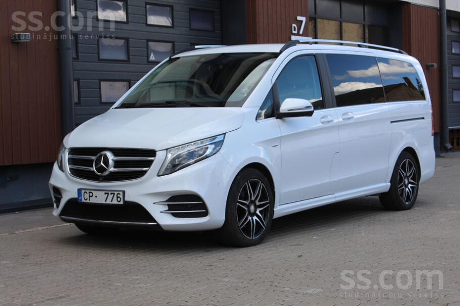 Balts Mercedes-Benz V 250 2017 Rīga, ar dzinēja tilpumu 2.20 L un nobraukumu 168 tūkst. km par 32900 €, foto 1 vietnē AUTOMOTO.COM.LV