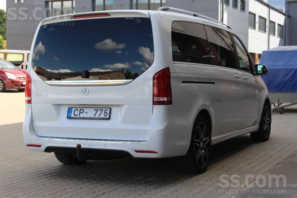 Balts Mercedes-Benz V 250 2017 Rīga, ar dzinēja tilpumu 2.20 L un nobraukumu 168 tūkst. km par 32900 €, foto 5 vietnē AUTOMOTO.COM.LV