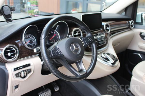 Balts Mercedes-Benz V 250 2017 Rīga, ar dzinēja tilpumu 2.20 L un nobraukumu 168 tūkst. km par 32900 €, foto 7 vietnē AUTOMOTO.COM.LV
