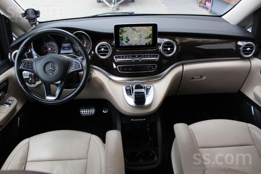 Balts Mercedes-Benz V 250 2017 Rīga, ar dzinēja tilpumu 2.20 L un nobraukumu 168 tūkst. km par 32900 €, foto 14 vietnē AUTOMOTO.COM.LV