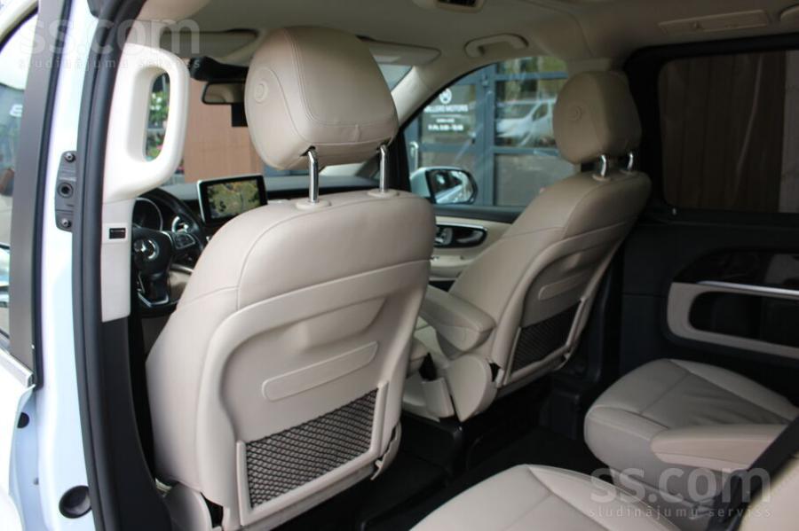 Balts Mercedes-Benz V 250 2017 Rīga, ar dzinēja tilpumu 2.20 L un nobraukumu 168 tūkst. km par 32900 €, foto 28 vietnē AUTOMOTO.COM.LV
