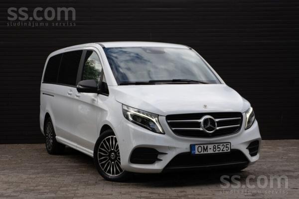 White Mercedes-Benz V 250 2019 in Riga, with an engine capacity of 2.10 L and mileage of 282 thousand km for 31990 €, photo 2 on AUTOMOTO.COM.LV
