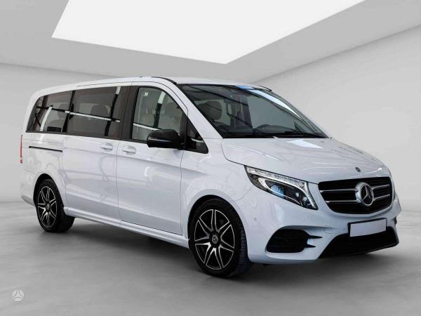 Mercedes-Benz V 250 2019 in Kaunas on AUTOMOTO.COM.LV White Mercedes-Benz V 250 2019 in Kaunas, with an engine capacity of 2.20 L and mileage of 299 thousand km for 30990 €, photo 5 on AUTOMOTO.COM.LV
