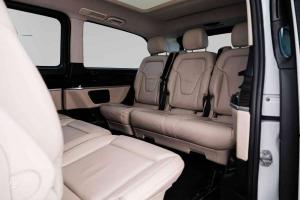 White Mercedes-Benz V 250 2019 in Kaunas, with an engine capacity of 2.20 L and mileage of 299 thousand km for 30990 €, photo 8 on AUTOMOTO.COM.LV
