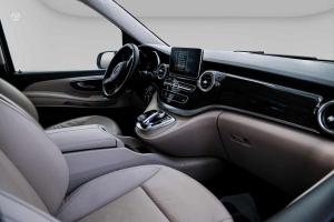 White Mercedes-Benz V 250 2019 in Kaunas, with an engine capacity of 2.20 L and mileage of 299 thousand km for 30990 €, photo 12 on AUTOMOTO.COM.LV