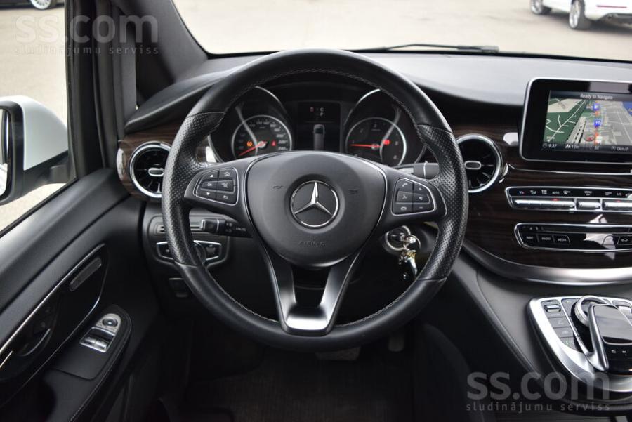 Balts Mercedes-Benz V 250 2020 Rīga, ar dzinēja tilpumu 2.00 L un nobraukumu 68 tūkst. km par 38900 €, foto 11 vietnē AUTOMOTO.COM.LV