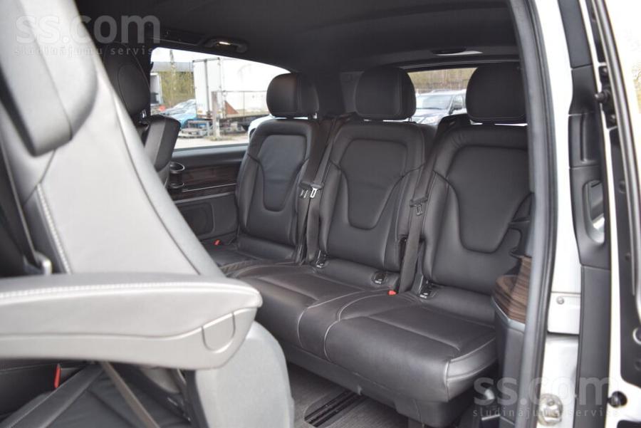 Balts Mercedes-Benz V 250 2020 Rīga, ar dzinēja tilpumu 2.00 L un nobraukumu 68 tūkst. km par 38900 €, foto 16 vietnē AUTOMOTO.COM.LV