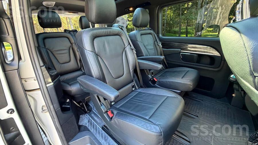Balts Mercedes-Benz V 250 2021 Liepāja, ar dzinēja tilpumu 2.00 L un nobraukumu 158 tūkst. km par 45000 €, foto 21 vietnē AUTOMOTO.COM.LV
