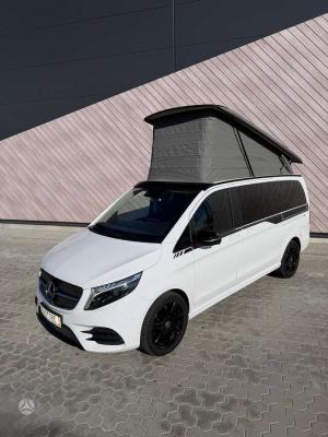 White Mercedes-Benz V 250 2023 in Panevezys, with an engine capacity of 1.95 L and mileage of 31 thousand km for 41500 €, photo 8 on AUTOMOTO.COM.LV