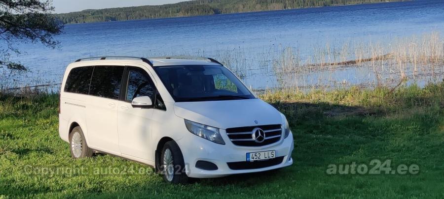 White Mercedes-Benz V 250 2014 in Jogeva, with an engine capacity of 2.10 L and mileage of 291 thousand km for 25300 €, photo 1 on AUTOMOTO.COM.LV