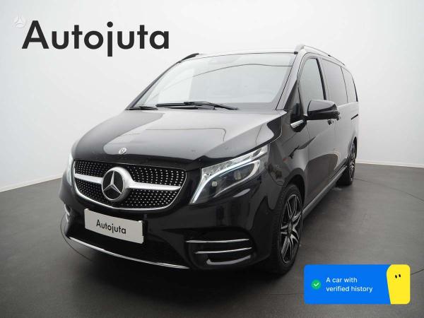 Black Mercedes-Benz V 300 2020 in Vilnius, with an engine capacity of 1.95 L and mileage of 147 thousand km for 53500 €, photo 1 on AUTOMOTO.COM.LV