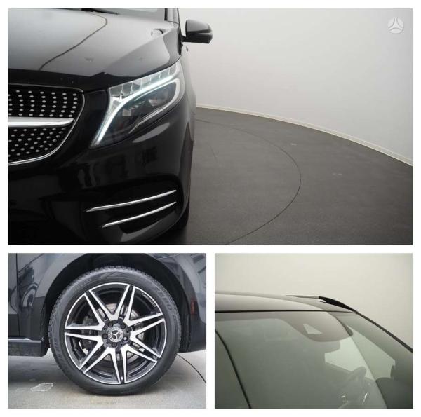 Black Mercedes-Benz V 300 2020 in Vilnius, with an engine capacity of 1.95 L and mileage of 147 thousand km for 53500 €, photo 7 on AUTOMOTO.COM.LV
