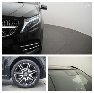 Black Mercedes-Benz V 300 2020 in Vilnius, with an engine capacity of 1.95 L and mileage of 147 thousand km for 53500 €, photo 8 on AUTOMOTO.COM.LV