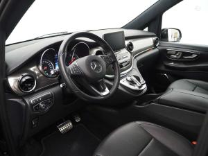 Black Mercedes-Benz V 300 2020 in Vilnius, with an engine capacity of 1.95 L and mileage of 147 thousand km for 53500 €, photo 10 on AUTOMOTO.COM.LV