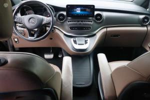 Black Mercedes-Benz V 300 2022 in Kedainiai, with an engine capacity of 1.95 L and mileage of 128 thousand km for 59000 €, photo 11 on AUTOMOTO.COM.LV