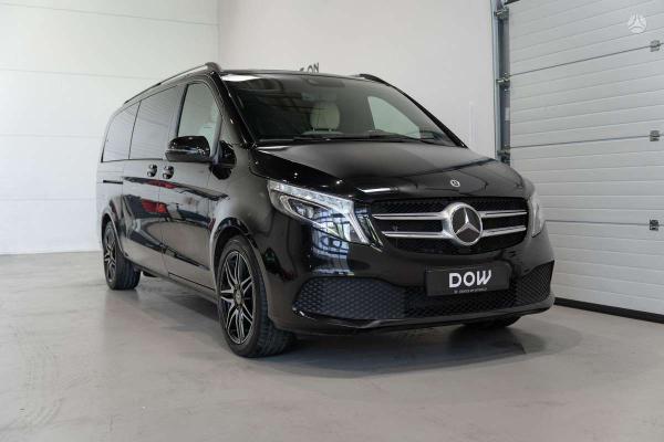 Melns Mercedes-Benz V 300 2023 Viļņa, ar dzinēja tilpumu 1.95 L un nobraukumu 81 tūkst. km par 85000 €, foto 1 vietnē AUTOMOTO.COM.LV
