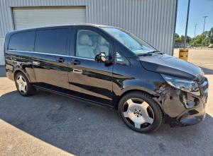 Black Mercedes-Benz V 300 2024 in Klaipeda, with an engine capacity of 1.95 L and mileage of 69 thousand km for 31750 €, photo  on AUTOMOTO.COM.LV