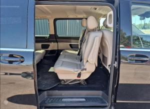 Black Mercedes-Benz V 300 2024 in Klaipeda, with an engine capacity of 1.95 L and mileage of 69 thousand km for 31750 €, photo 7 on AUTOMOTO.COM.LV