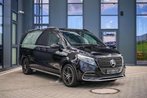 Black Mercedes-Benz V 300 2025 in Kaunas, with an engine capacity of 1.95 L and mileage of 25 thousand km for 94950 €, photo 1 on AUTOMOTO.COM.LV