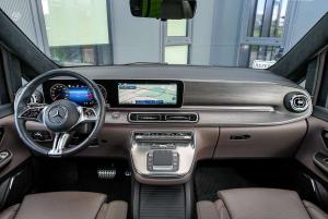 Black Mercedes-Benz V 300 2025 in Kaunas, with an engine capacity of 1.95 L and mileage of 25 thousand km for 94950 €, photo 13 on AUTOMOTO.COM.LV