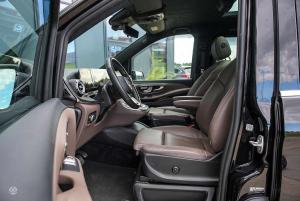 Black Mercedes-Benz V 300 2025 in Kaunas, with an engine capacity of 1.95 L and mileage of 25 thousand km for 94950 €, photo 21 on AUTOMOTO.COM.LV
