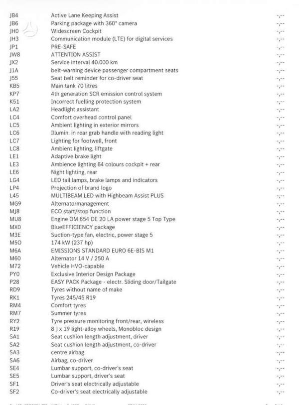 Melns Mercedes-Benz V 300 2026 Klaipėda, ar dzinēja tilpumu 0.00 L un nobraukumu 4 tūkst. km par 125000 €, foto 8 vietnē AUTOMOTO.COM.LV