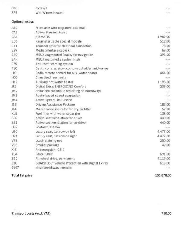 Melns Mercedes-Benz V 300 2026 Klaipėda, ar dzinēja tilpumu 0.00 L un nobraukumu 4 tūkst. km par 125000 €, foto 10 vietnē AUTOMOTO.COM.LV