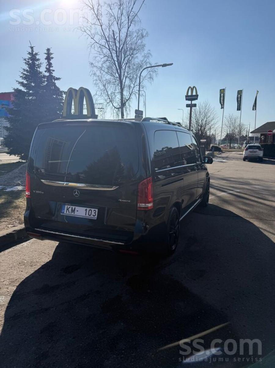 Melns Mercedes-Benz V 300 2019 Rīga, ar dzinēja tilpumu 2.00 L un nobraukumu 166 tūkst. km par 43900 €, foto 4 vietnē AUTOMOTO.COM.LV