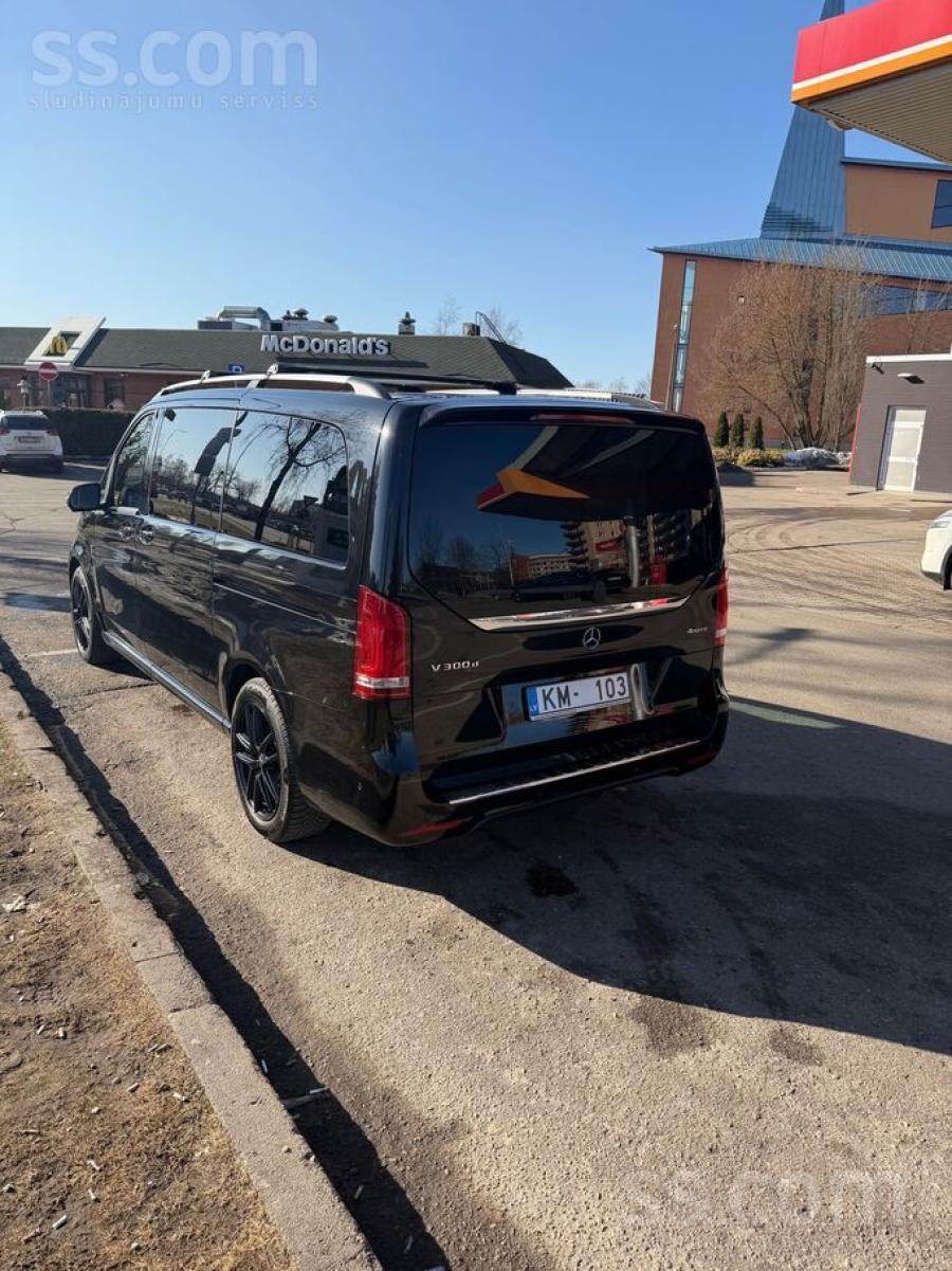 Melns Mercedes-Benz V 300 2019 Rīga, ar dzinēja tilpumu 2.00 L un nobraukumu 166 tūkst. km par 43900 €, foto 5 vietnē AUTOMOTO.COM.LV