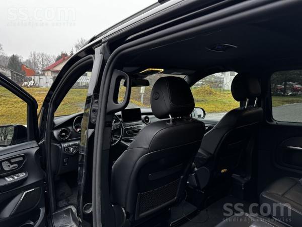 Melns Mercedes-Benz V 300 2019 Rīga, ar dzinēja tilpumu 2.00 L un nobraukumu 166 tūkst. km par 43900 €, foto 7 vietnē AUTOMOTO.COM.LV