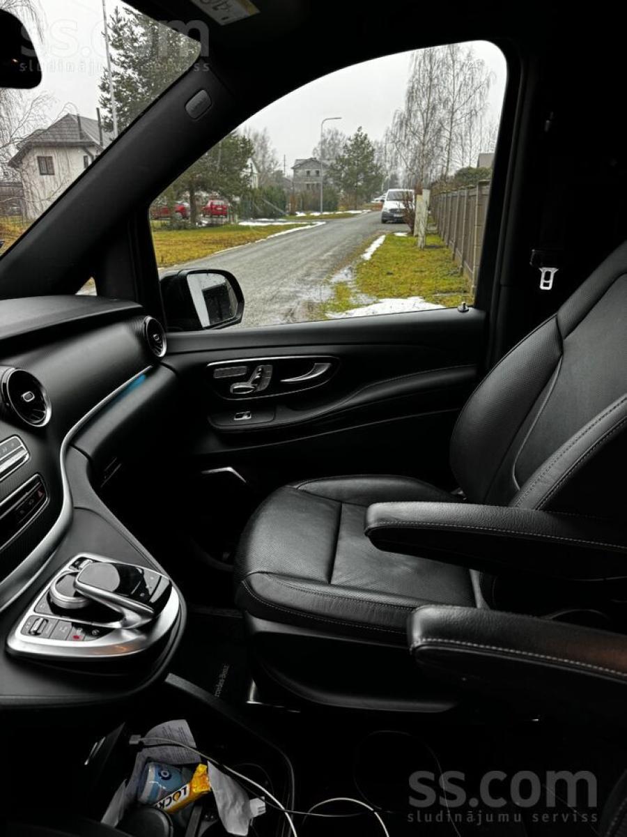 Melns Mercedes-Benz V 300 2019 Rīga, ar dzinēja tilpumu 2.00 L un nobraukumu 166 tūkst. km par 43900 €, foto 10 vietnē AUTOMOTO.COM.LV
