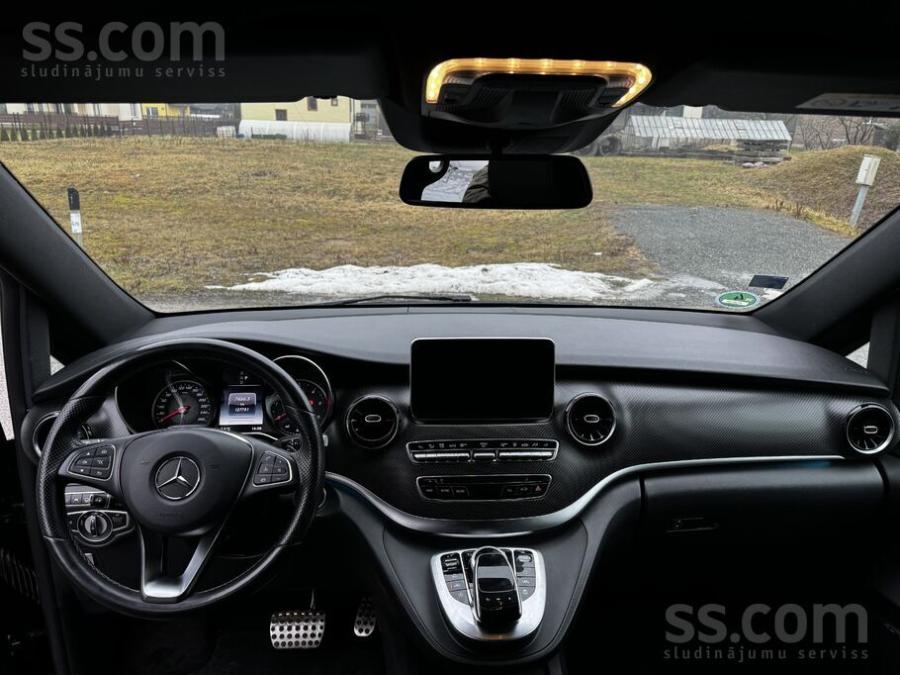 Melns Mercedes-Benz V 300 2019 Rīga, ar dzinēja tilpumu 2.00 L un nobraukumu 166 tūkst. km par 43900 €, foto 11 vietnē AUTOMOTO.COM.LV