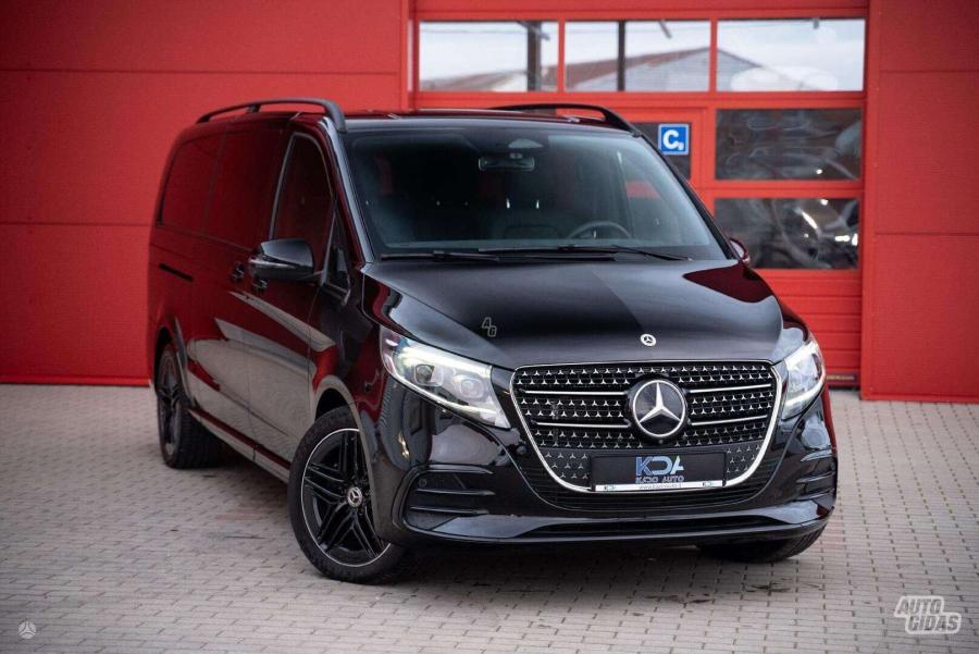 Melns Mercedes-Benz V 300 2024 Marijampole, ar dzinēja tilpumu 2.00 L un nobraukumu 12 tūkst. km par 99950 €, foto 3 vietnē AUTOMOTO.COM.LV