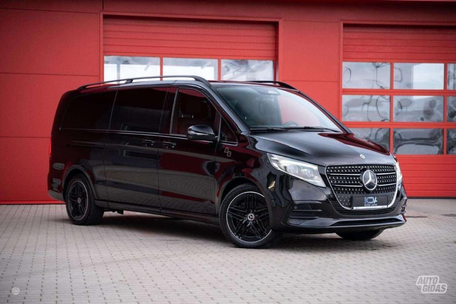Melns Mercedes-Benz V 300 2024 Marijampole, ar dzinēja tilpumu 2.00 L un nobraukumu 12 tūkst. km par 99950 €, foto 1 vietnē AUTOMOTO.COM.LV